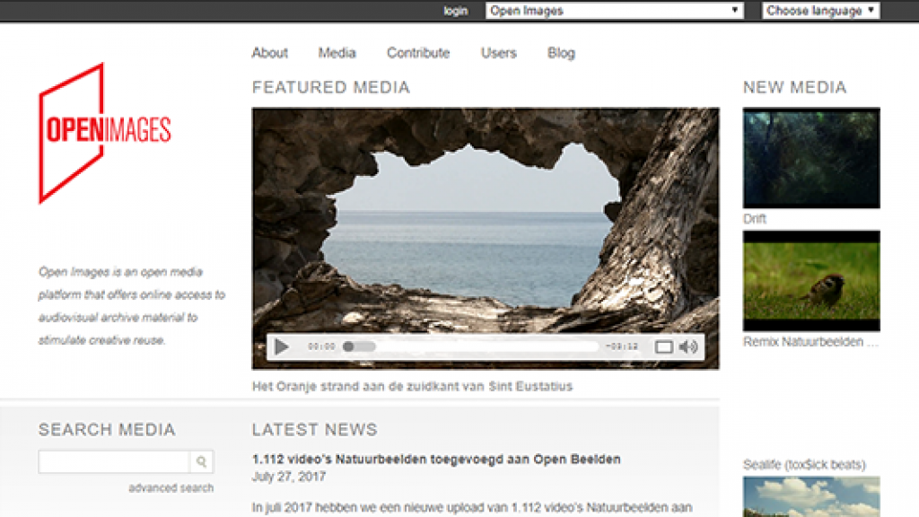 Open Images | The Netherlands Institute for Sound & Vision